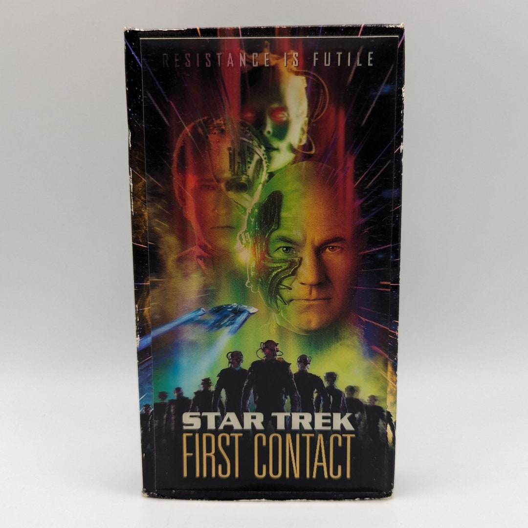 Star Trek First Contact VHS / Vintage Video VHS Tape / Retro Movie Film ...