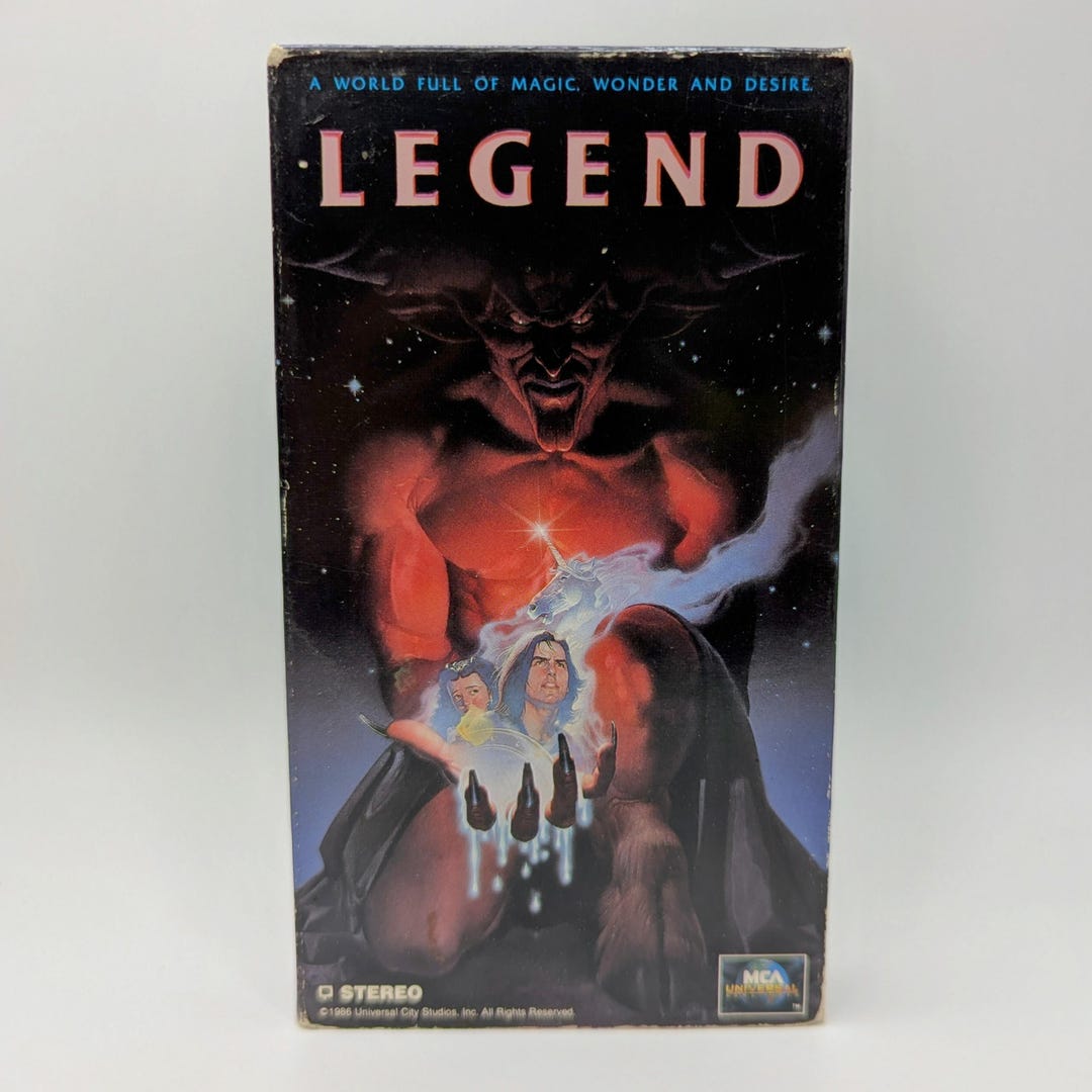 Legend VHS / Vintage Video VHS Tape / Retro Movie Film / 1980s 80s ...