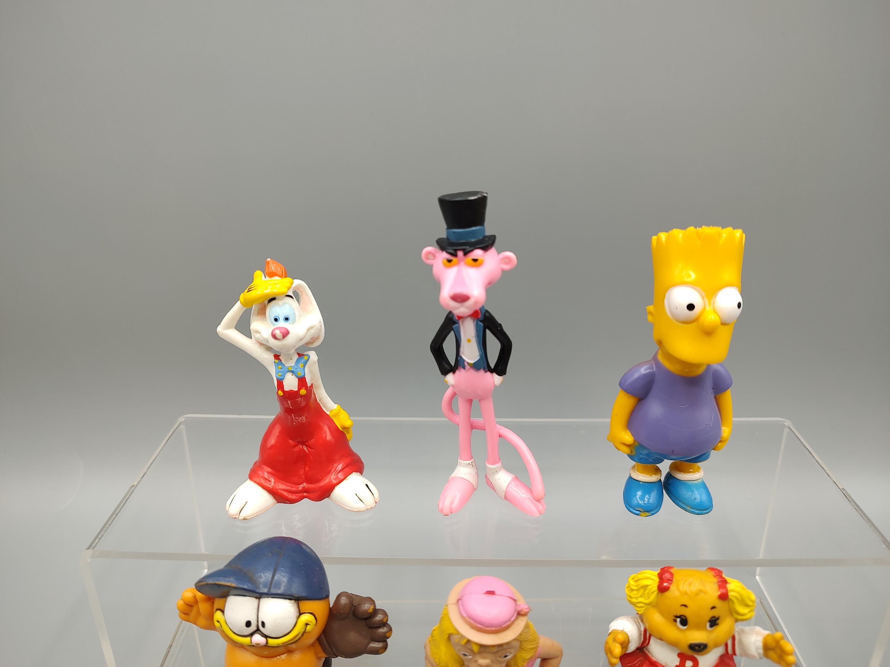 Vintage Cartoon Character Figures / Miniature Figurines PVC / Garfield ...