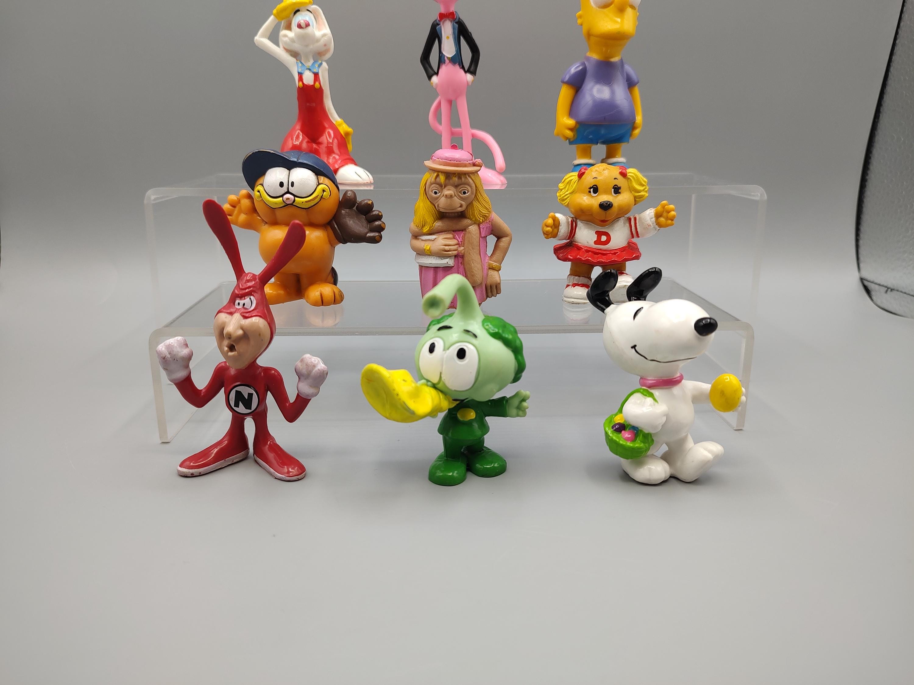 Vintage Cartoon Character Figures / Miniature Figurines PVC / Garfield ...