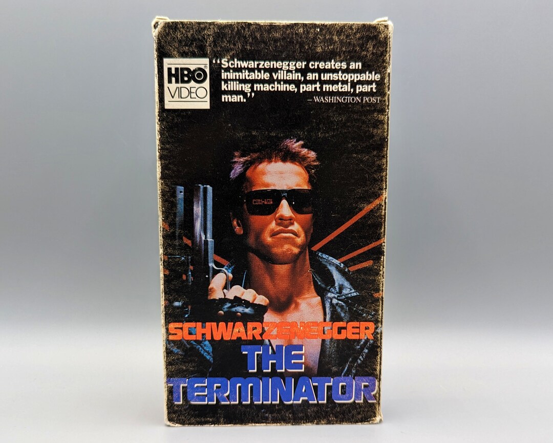Terminator VHS HBO Video / Vintage Video VHS Tape / Retro Movie Film ...