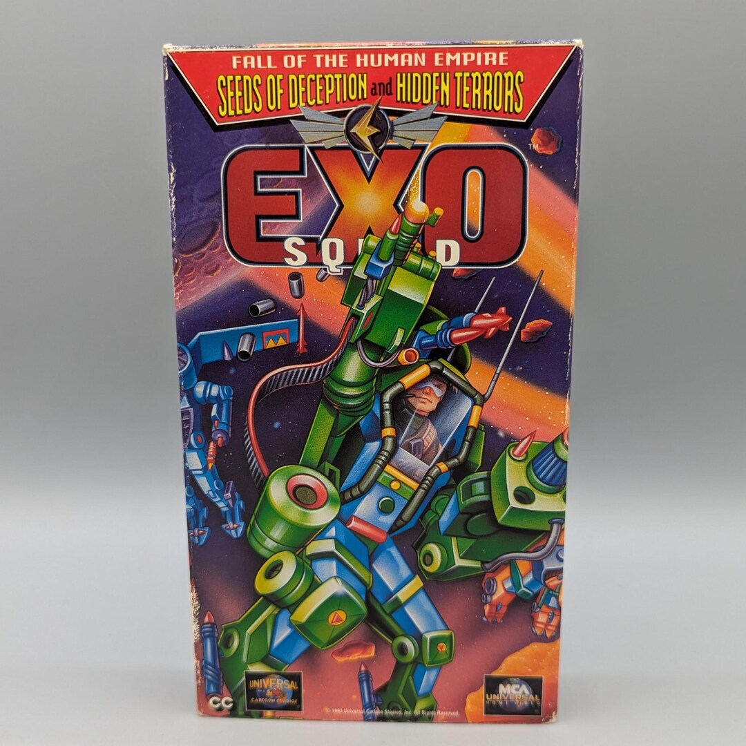 Exo Squad VHS Fall of the Human Empire Seeds of Deception and Hidden ...