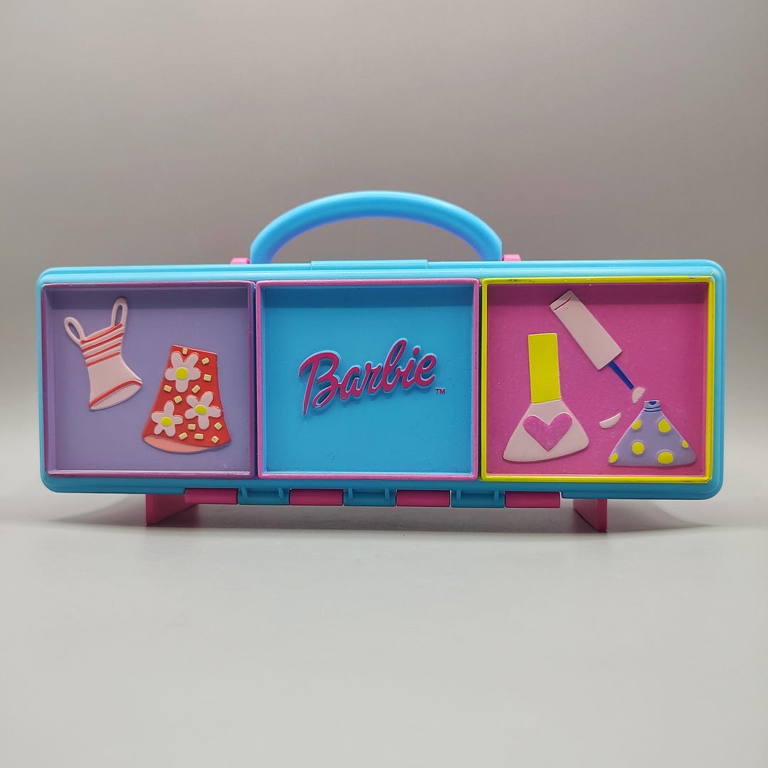 Barbie Petite Accessory Case / Vintage Carrier Case / Retro Fashion ...