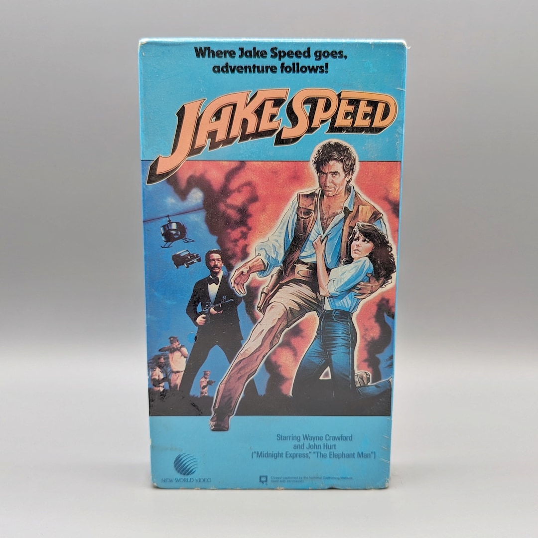 Jake Speed VHS / Vintage Video VHS Tape / Retro Movie Film / 1980s 80s ...