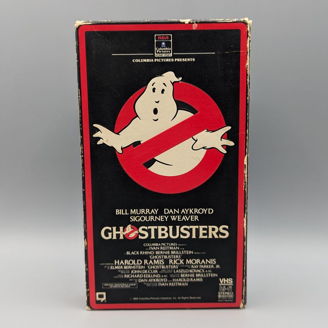 Ghostbusters Ghost Busters VHS / Vintage Video VHS Tape / Retro Movie ...