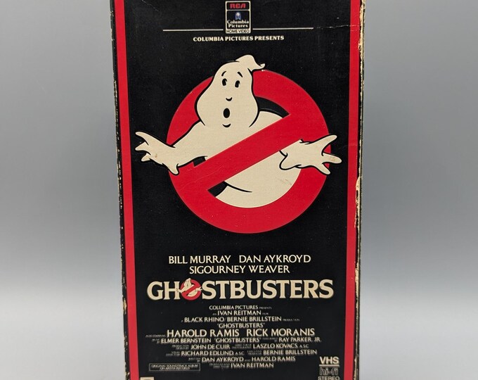 Ghostbusters Ghost Busters VHS / Vintage Video VHS Tape / Retro Movie ...