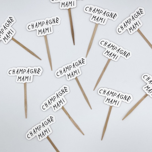 Champagne Mami Svg - Etsy