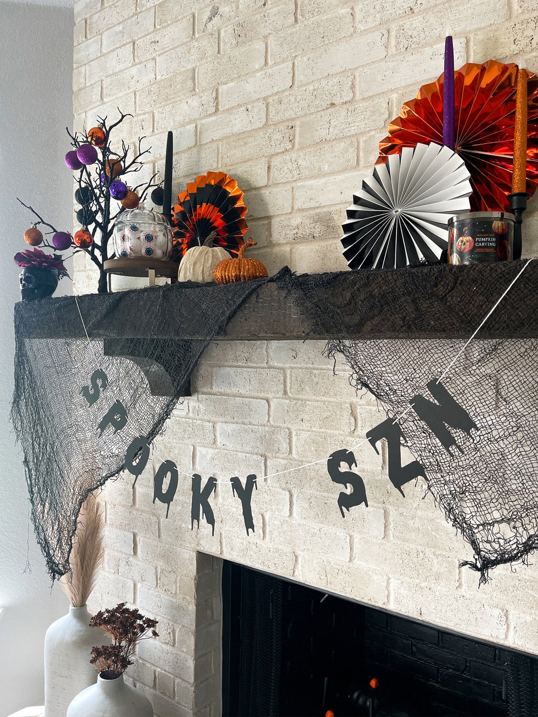 Spooky Szn Banner | Spooky Season Banner, Custom Halloween Banner ...
