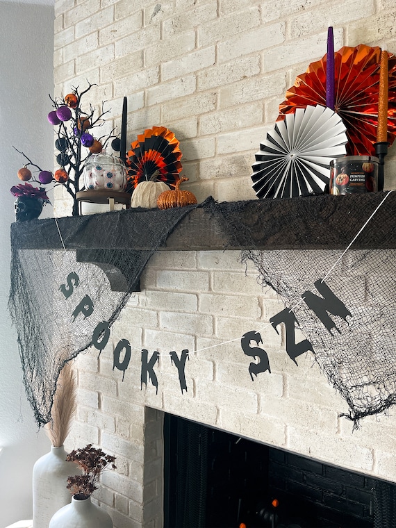 Spooky Szn Banner Spooky Season Banner Custom Halloween - Etsy
