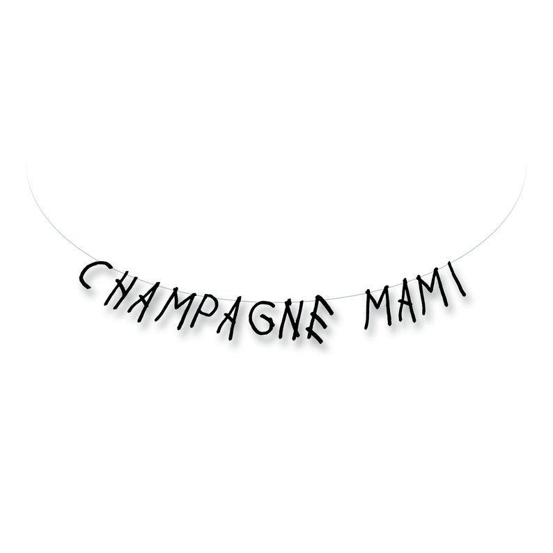 Champagne Mami Banner Champagne Papi Bachelorette | Etsy