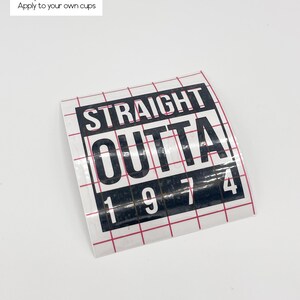 Straight Outta High School Vinyl Stickers | Graduation, Class of 2025 ...