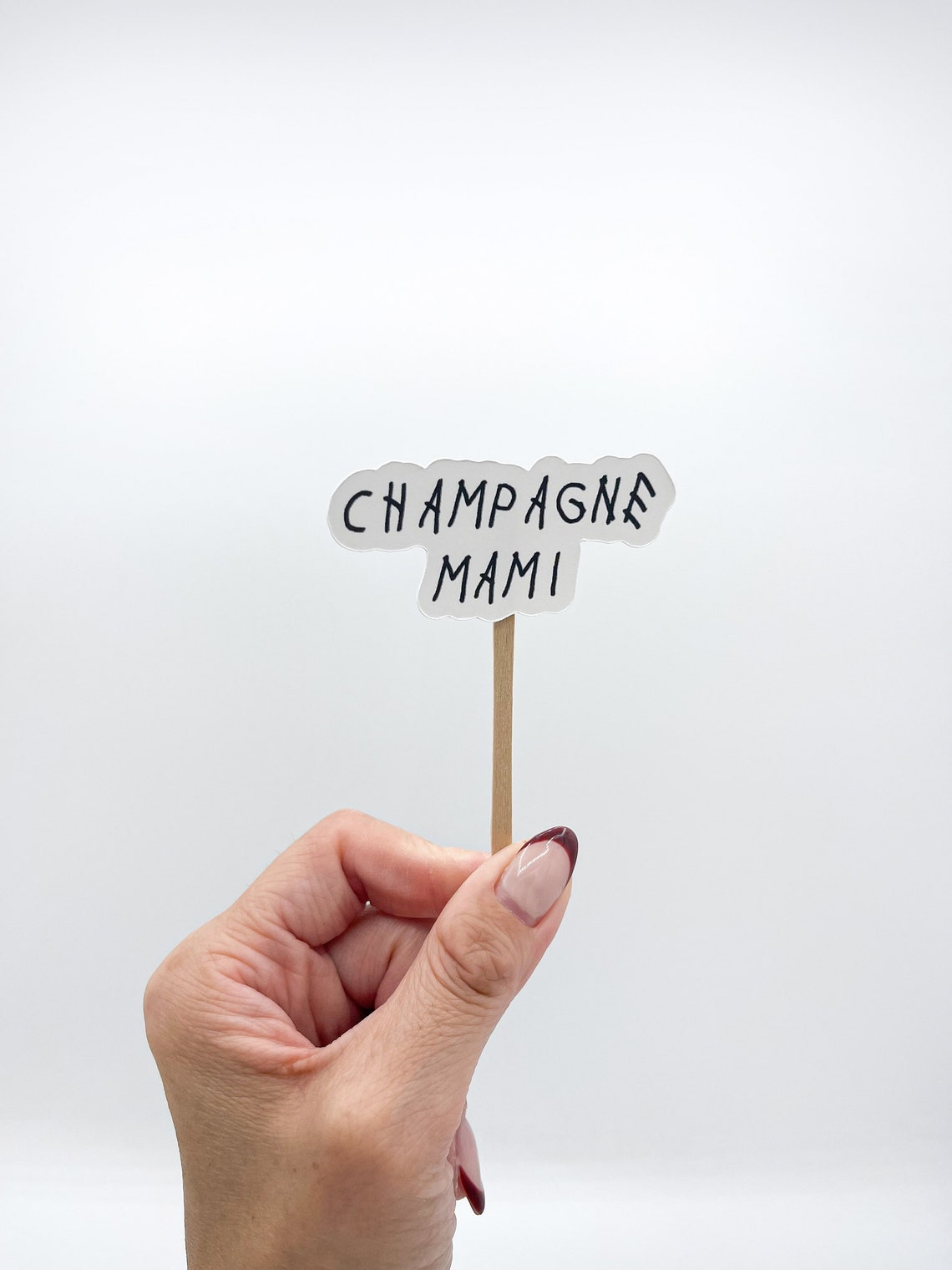 Champagne Mami Cupcake Topper Champagne Papi Bachelorette - Etsy