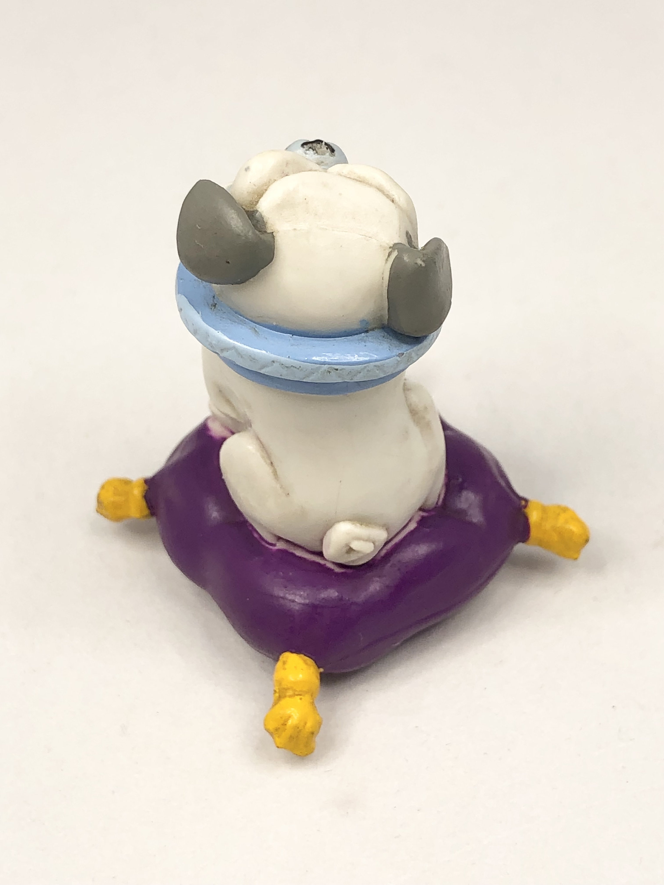 Applause Disney Pocahontus Percy Dog Sitting on Purple Pillow PVC Toy ...