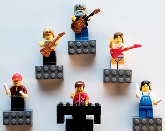 Grateful Dead Stage CUSTOM Made of Lego Bricks Jerry Garcia Phil Lesh ...