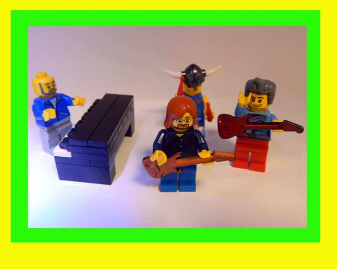 Phish Gift Band CUSTOM Built of Lego Bricks Trey Mike Fishman - Etsy