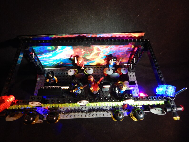 Grateful Dead Jerry Garcia 60s Stage CUSTOM made of Lego | Etsy