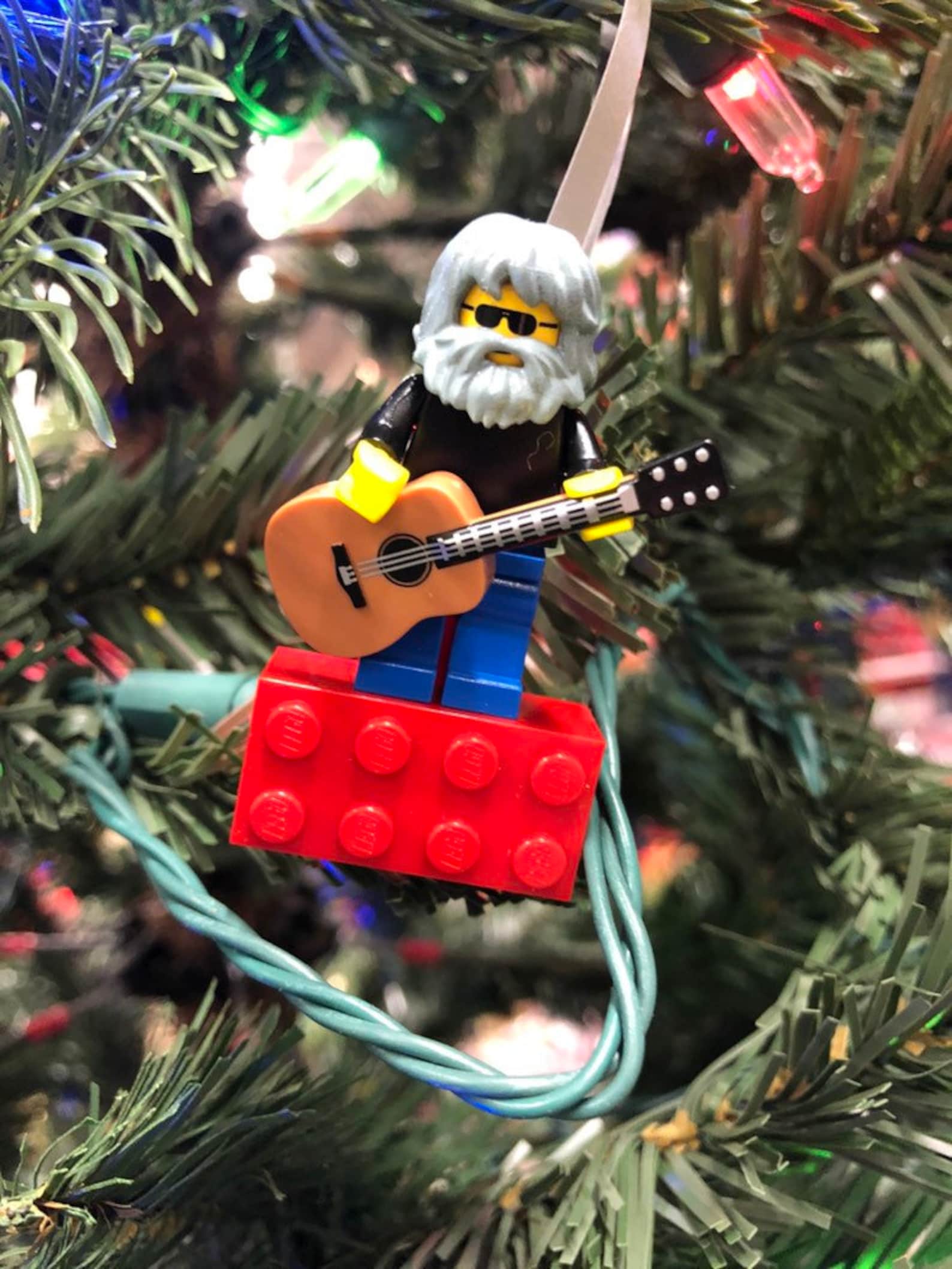 Grateful Dead Gift Jerry Garcia CUSTOM Made of Lego Bricks - Etsy