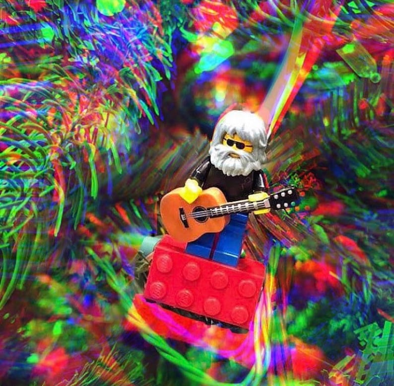 Grateful Dead Gift Jerry Garcia CUSTOM Built of Lego Brick | Etsy