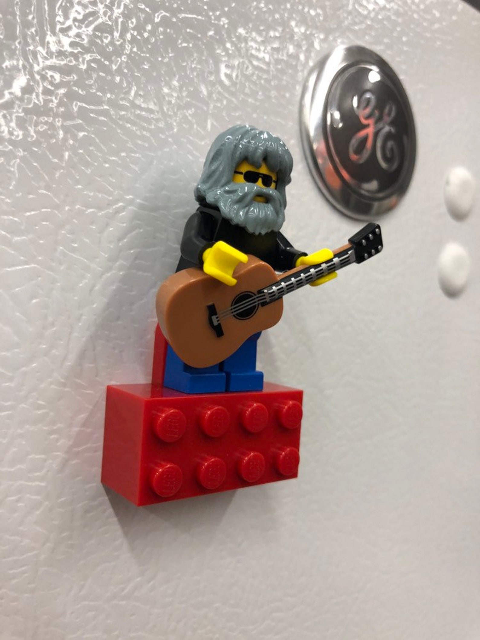 Grateful Dead Gift Jerry Garcia CUSTOM Made of Lego Bricks - Etsy