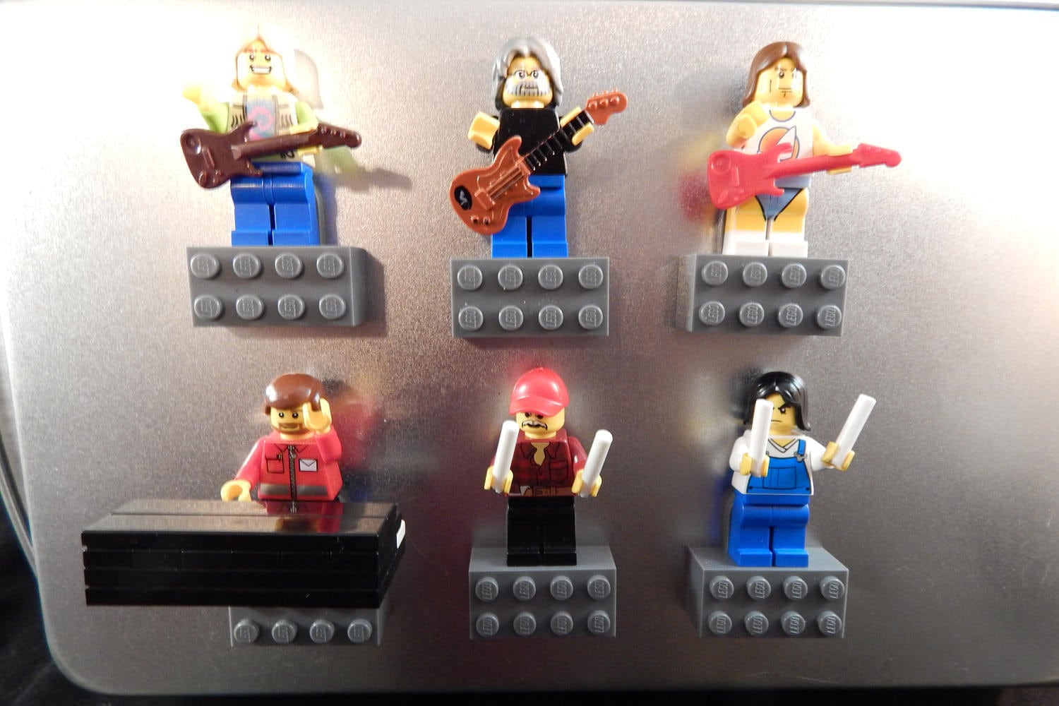 Grateful Dead Grateful Dead CUSTOM built of Lego bricks Jerry | Etsy