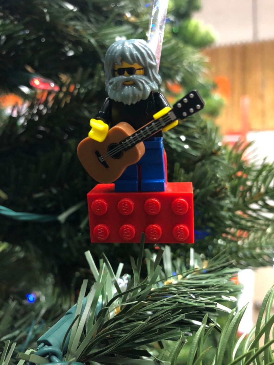 Grateful Dead Gift Jerry Garcia CUSTOM Made of Lego Bricks - Etsy