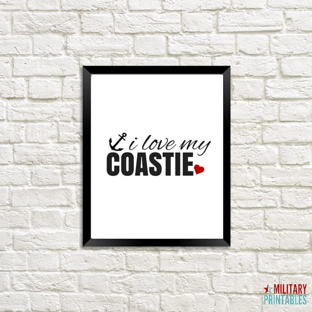 I Love My Coastie, Coast Guard Girlfriend, Coast Guard Wife, Deployment ...