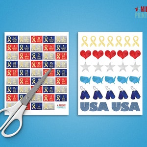 Military Stickers Printable, Countdown Stickers, Deployment Planner ...