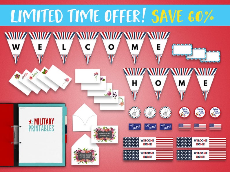 Deployment Bundle, Deployment Binder Printable, Military Wife, Deployment Countdown, Welcome ...