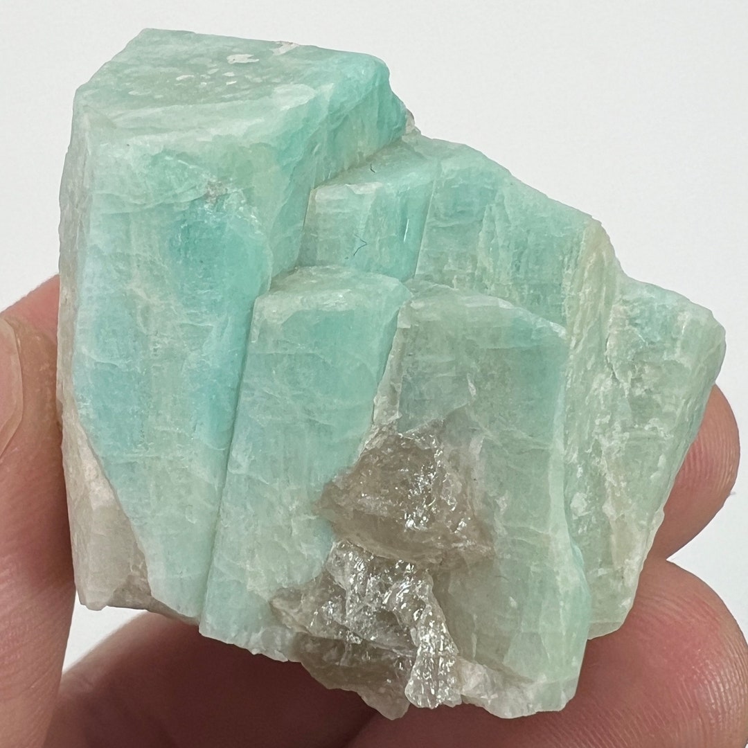 Microcline var. Amazonite Light Blue Amazonite Microcline Feldspar ...