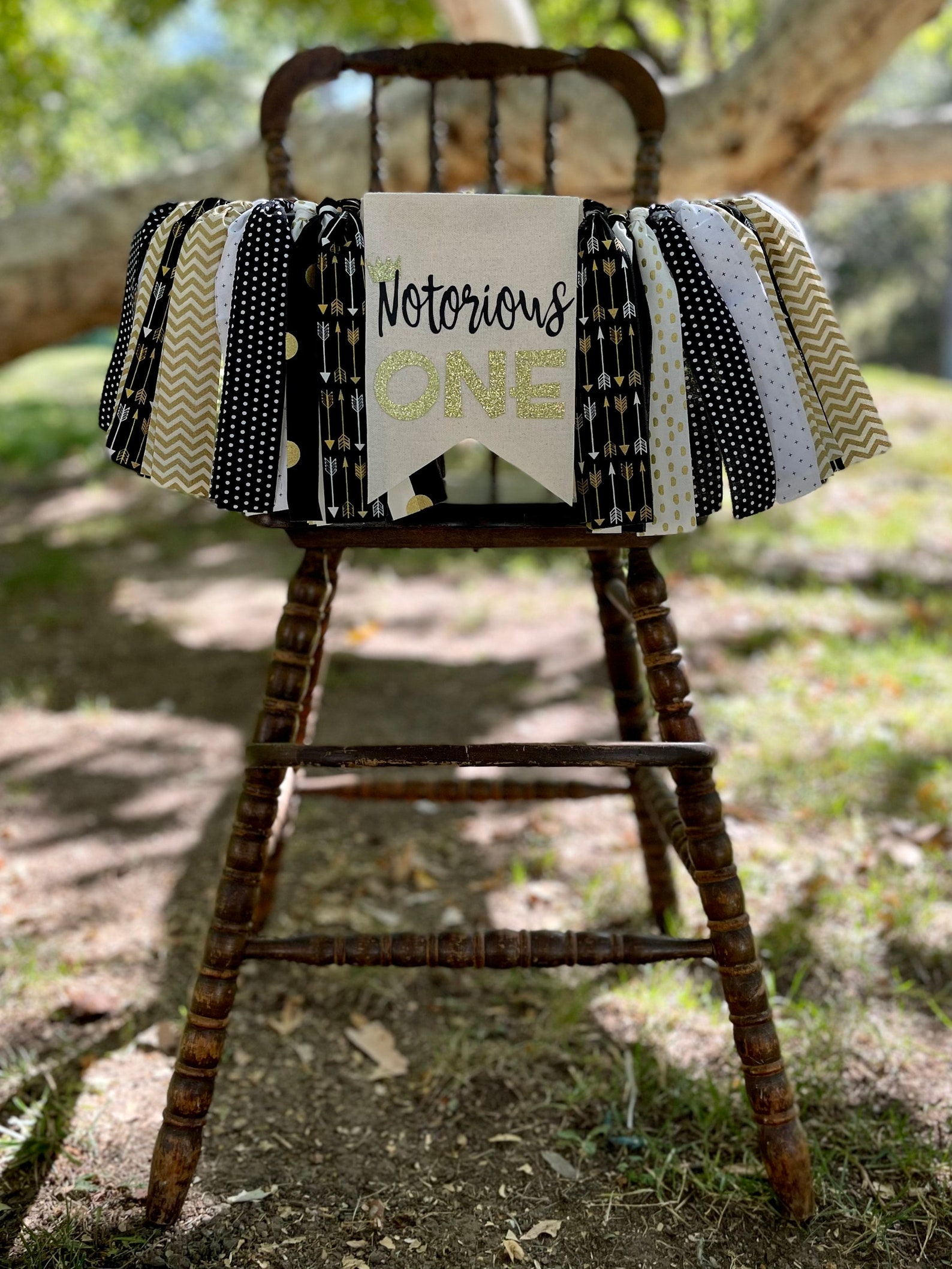 The Notorious One Highchair Banner Big One High Chair Banner | Etsy