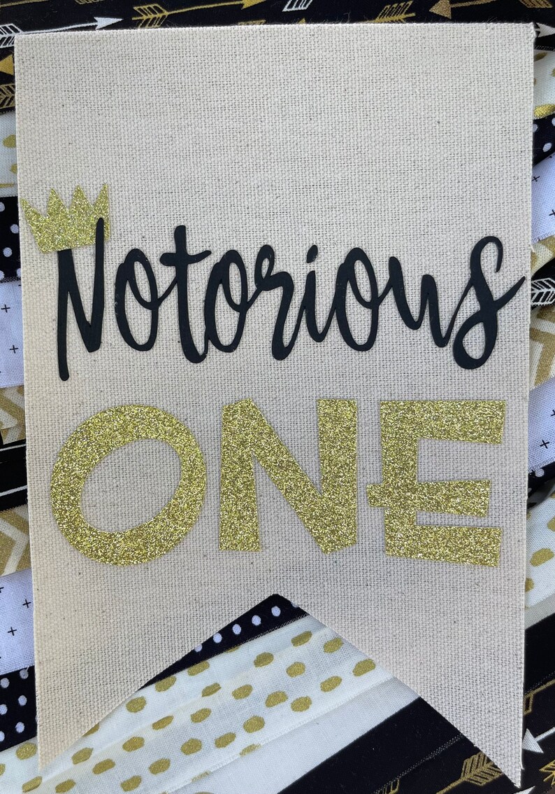 The Notorious One Highchair Banner Big One High Chair Banner - Etsy