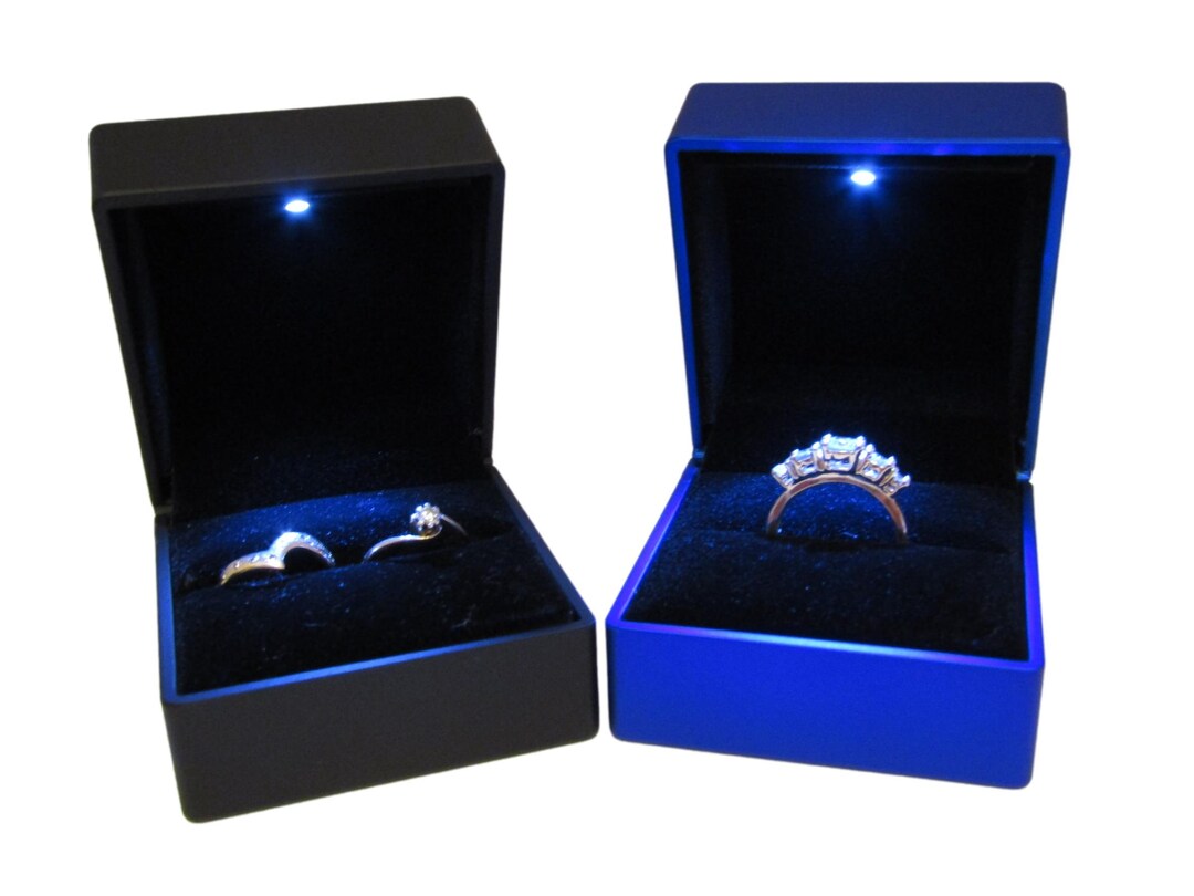 Luxury LED Ring Box Jewellery Presentation Box Case - Etsy