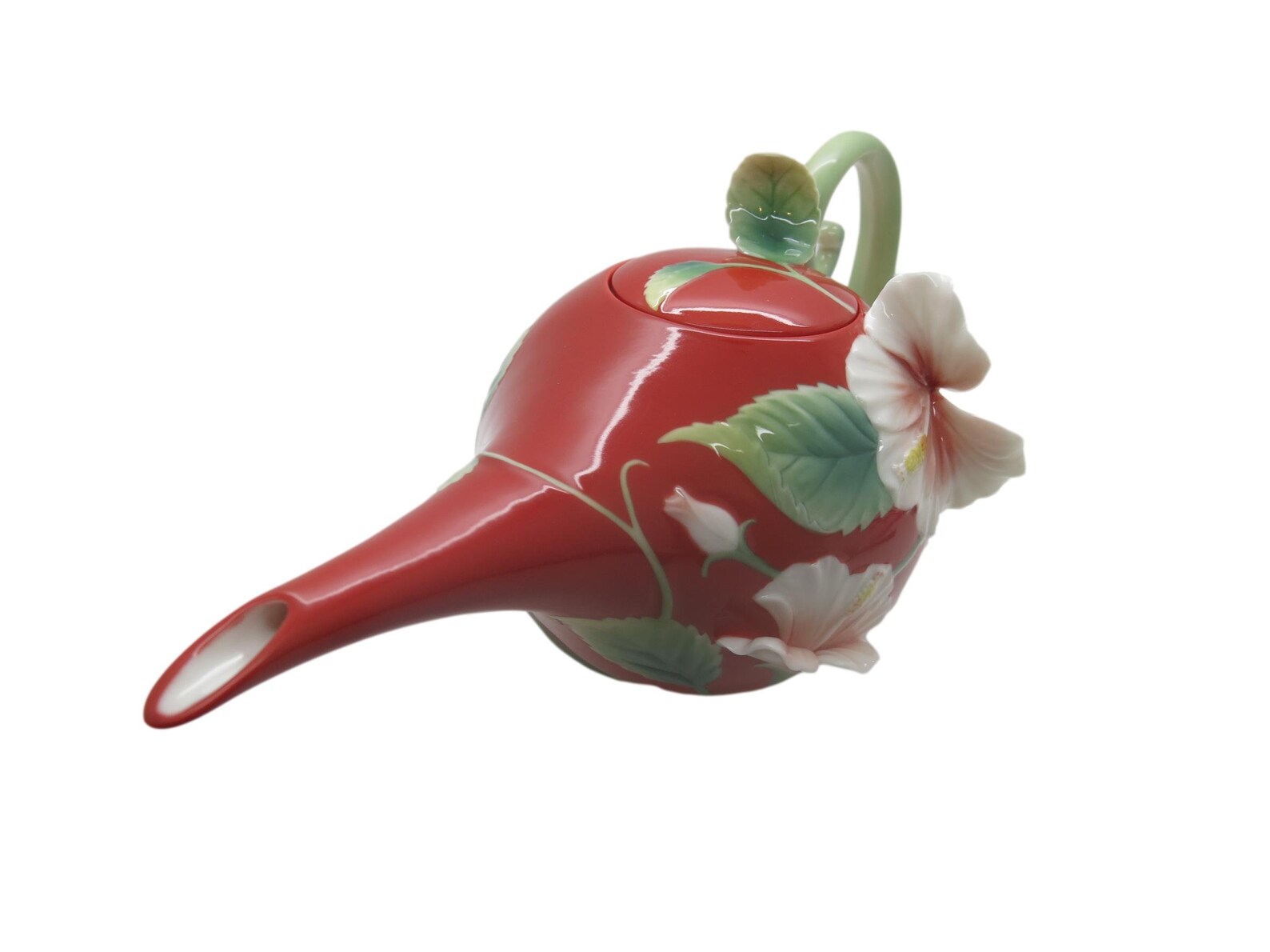 Franz Porcelain Hibiscus Teapot Island Beauty FZ00983 Fine - Etsy UK