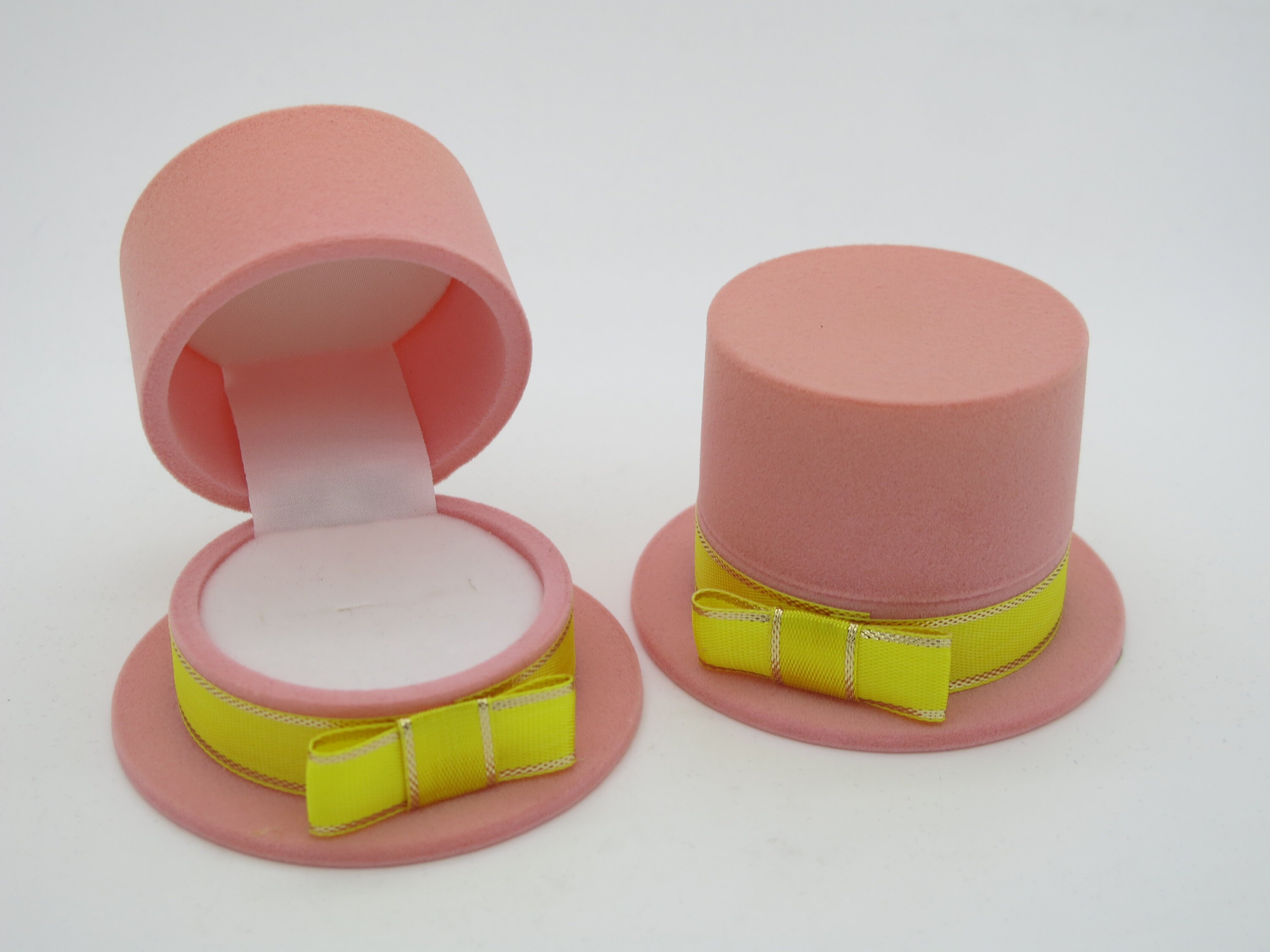 Velvet Top Hat Ring Gift Box Case Stud Earrings Charms Etc - Etsy UK