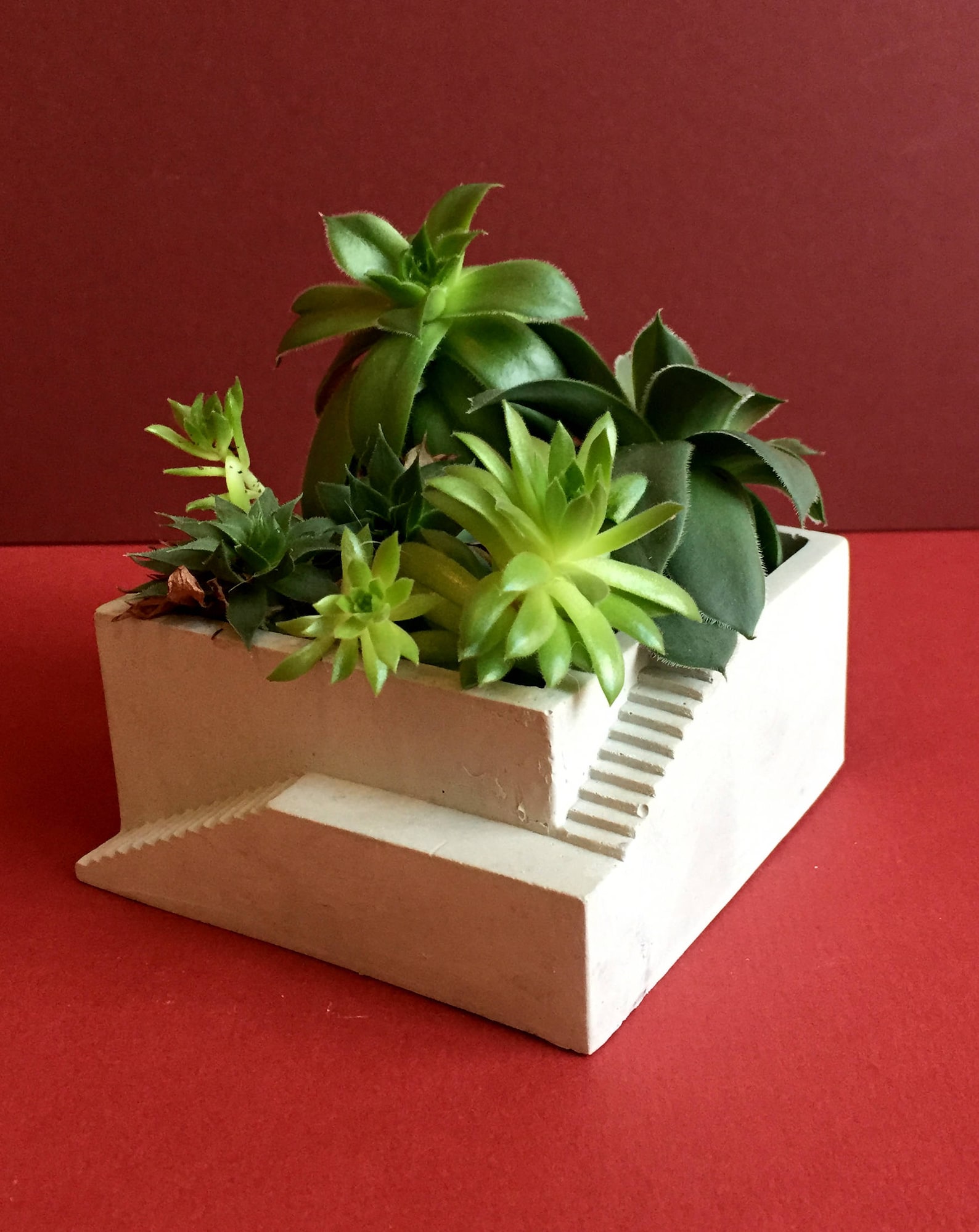 Concrete Stair Planter - Etsy