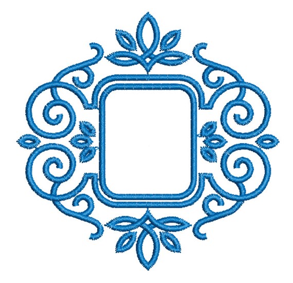 Frame Embroidery Design FR005 | Etsy