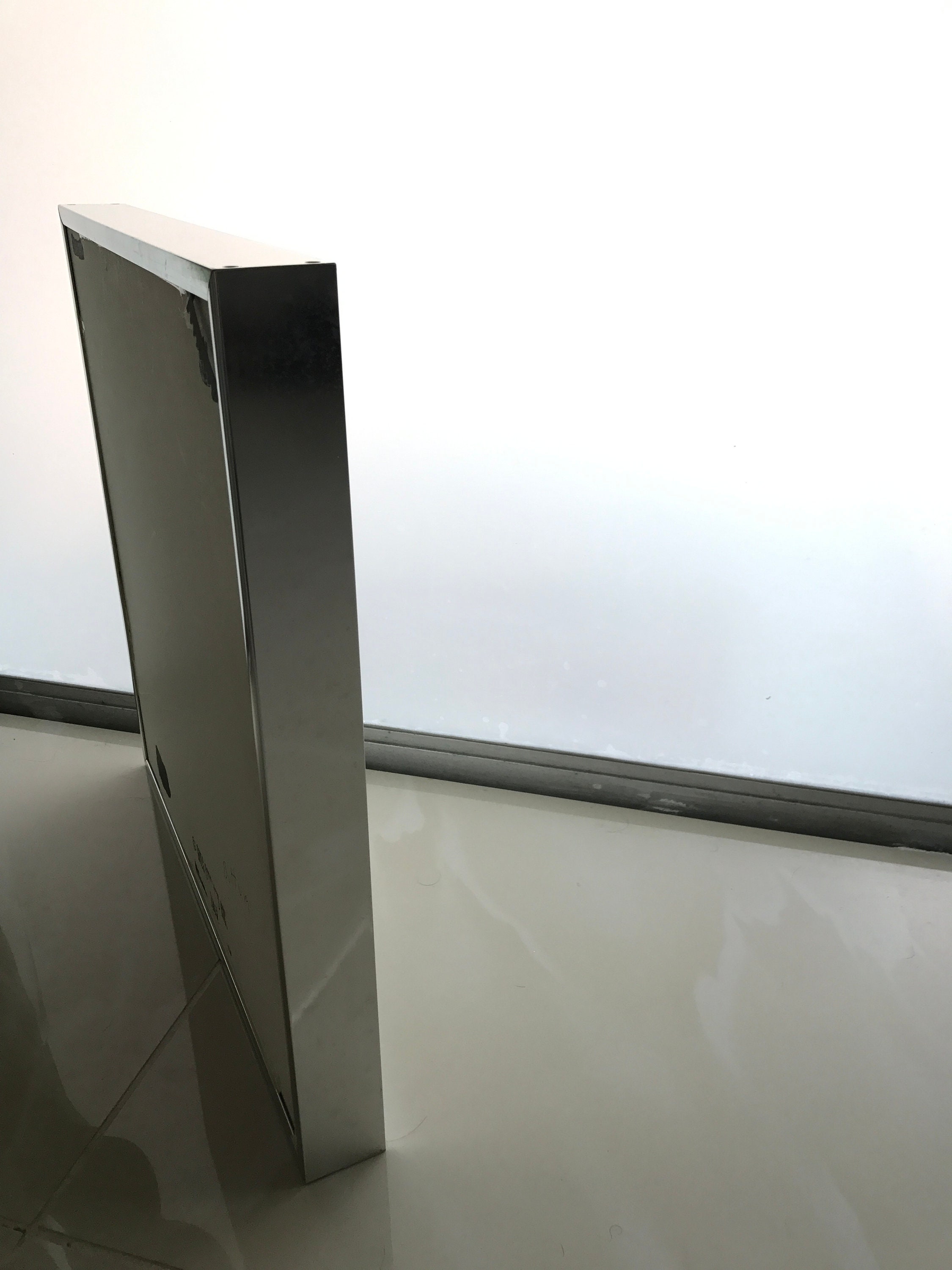 Greg Copeland Chrome & Glass Wall Mirror - Etsy