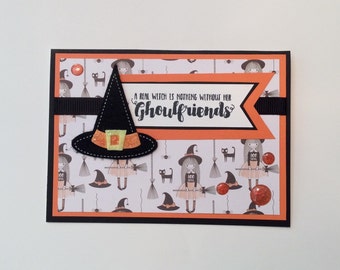 Witch Greeting Card Halloween Card Humorous Card Witch | Etsy