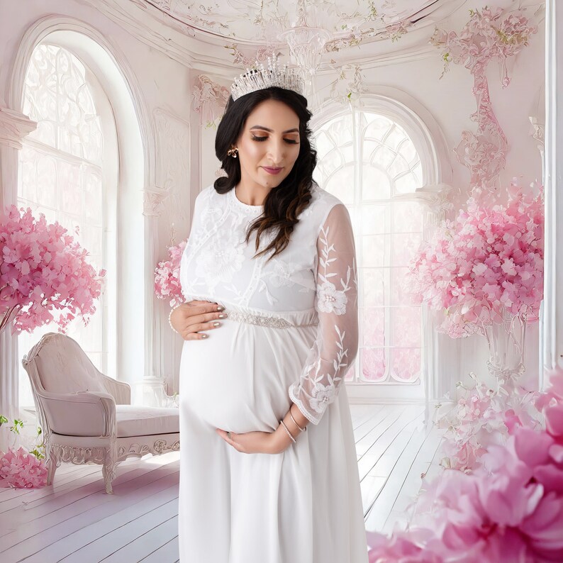 Set of 3 Studio Digital Backgrounds for Pregnancy Composite , Digital ...