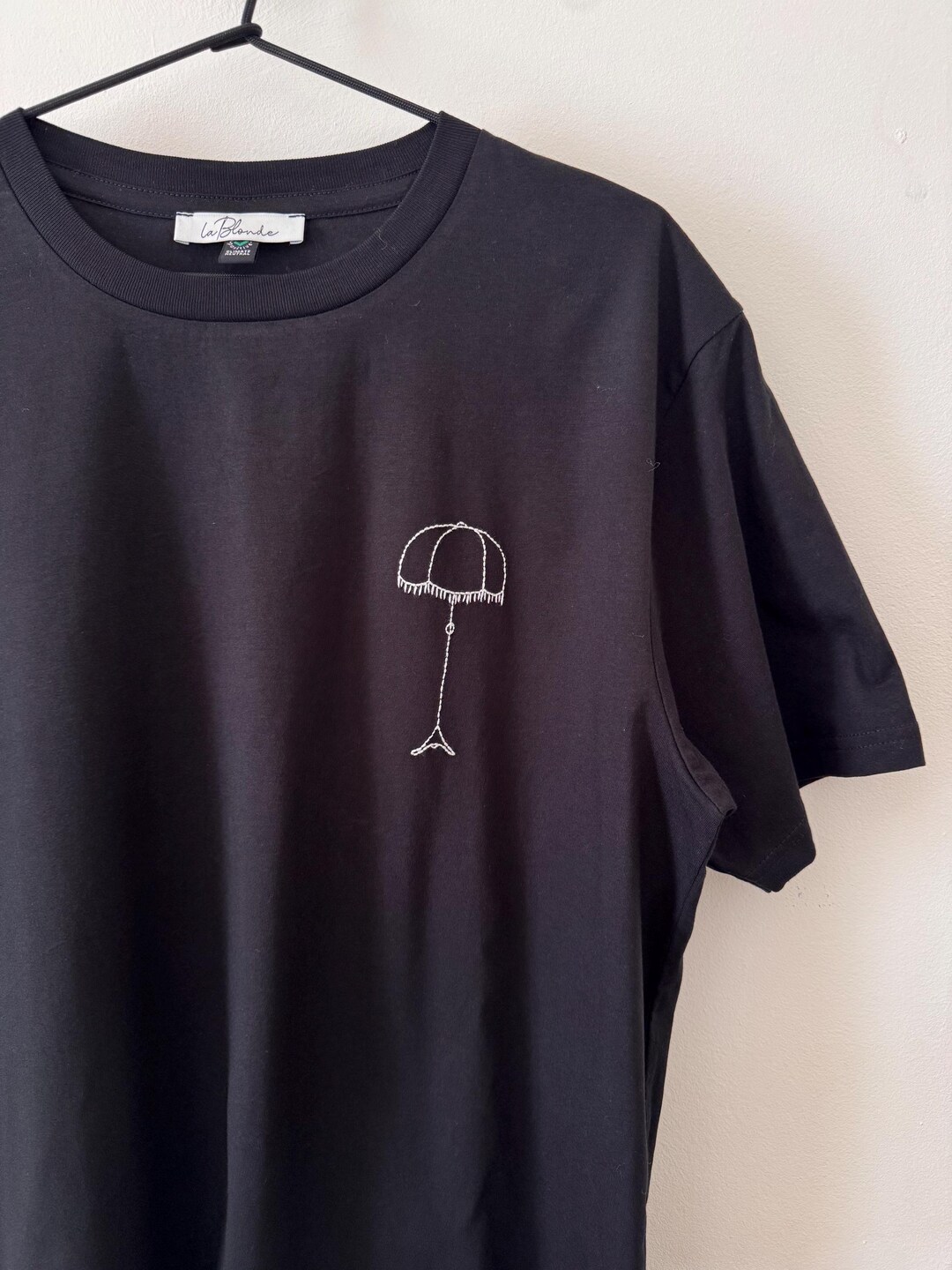 GRANNY LAMPPOST // Hand Embroidery Embellished T-shirt - Etsy