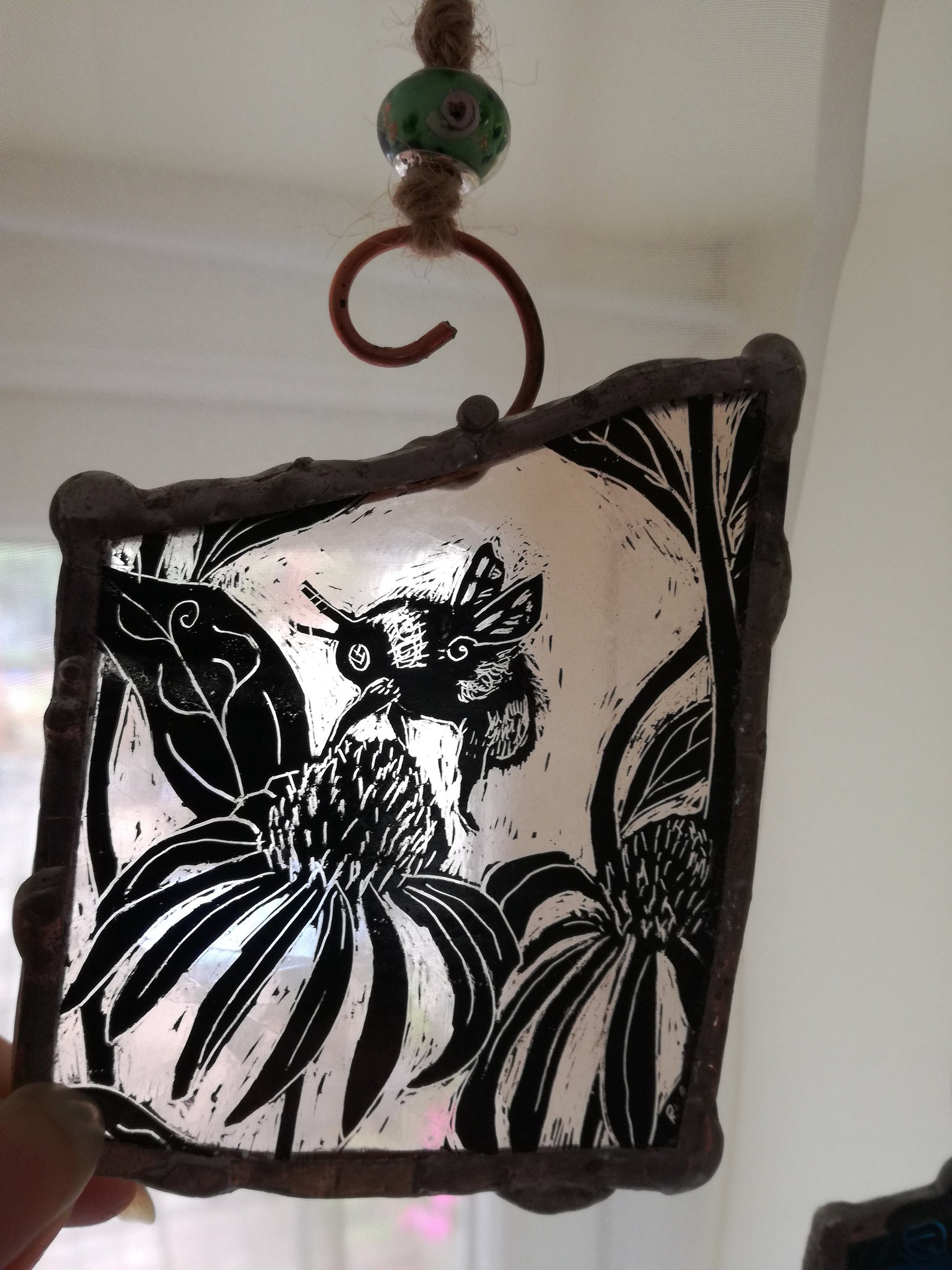 Animalsbirds & Insects Stained Glass Light Catcher Made to | Etsy UK