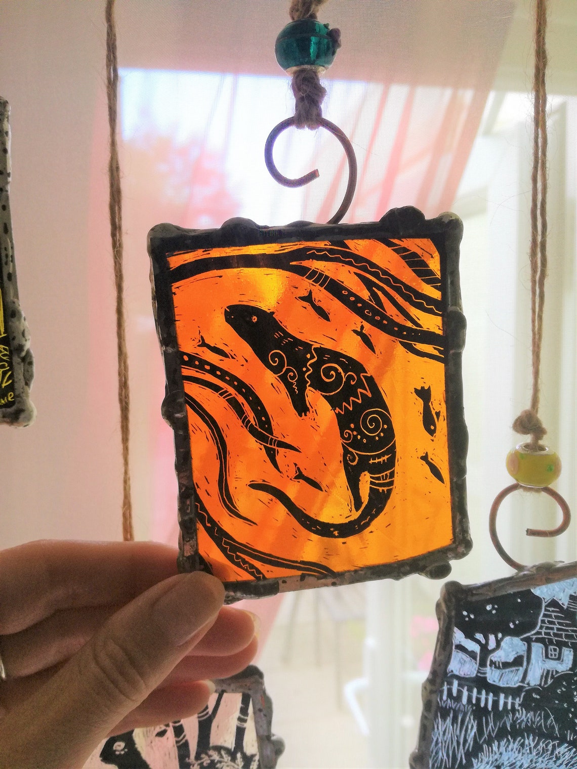 Animals & Birds Stained Glass Light Catcher Made to Order - Etsy