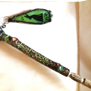 Wands. Silver Birch &stained Glass - Etsy