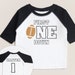 First One Down, One Football Raglan, Football Birthday Theme, Football ...