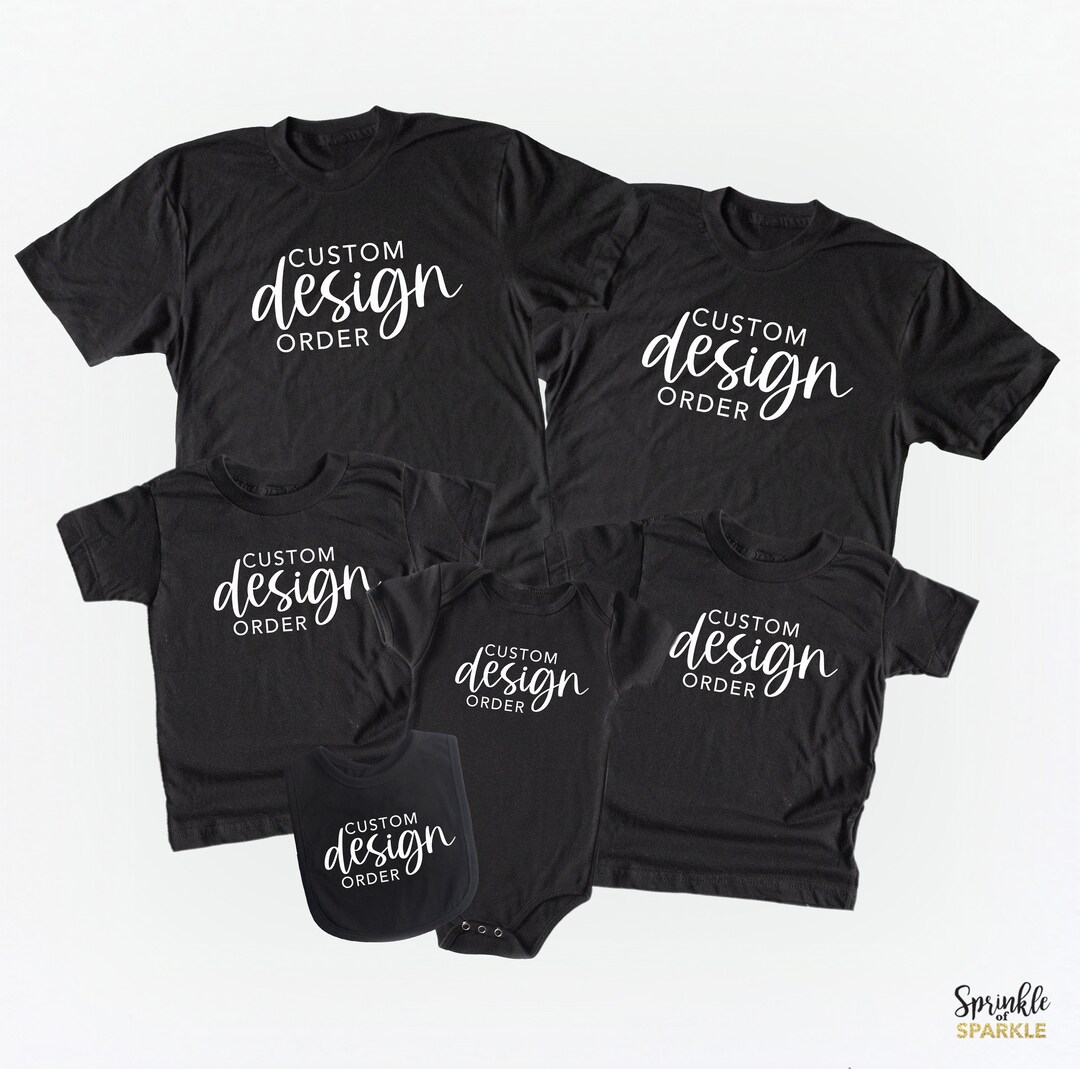 Custom Matching Family Shirts - Daddy and Son or Daughter - Mommy and ...