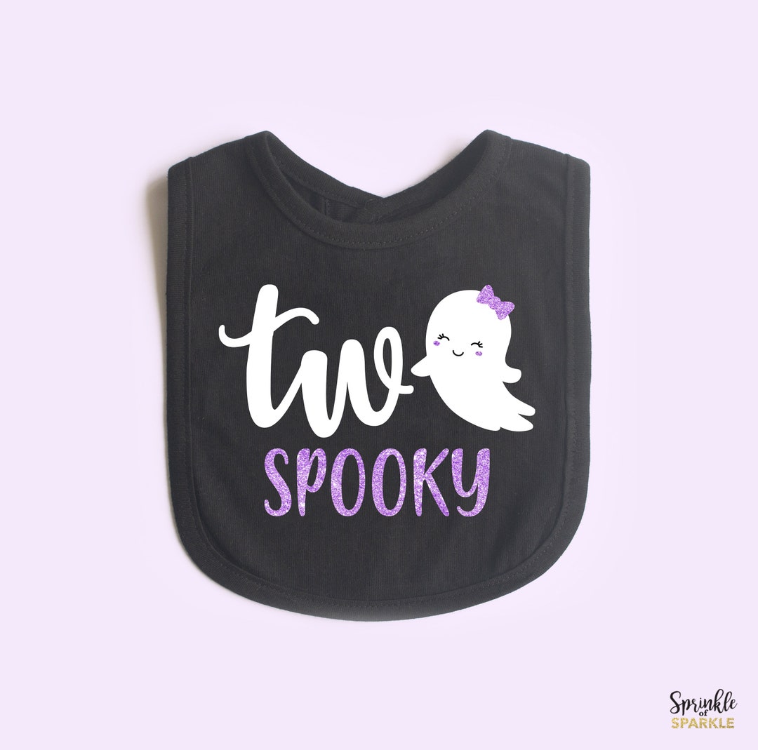 Two Spooky Halloween Birthday Bib - 2nd Two Birthday Outfit - Infant ...