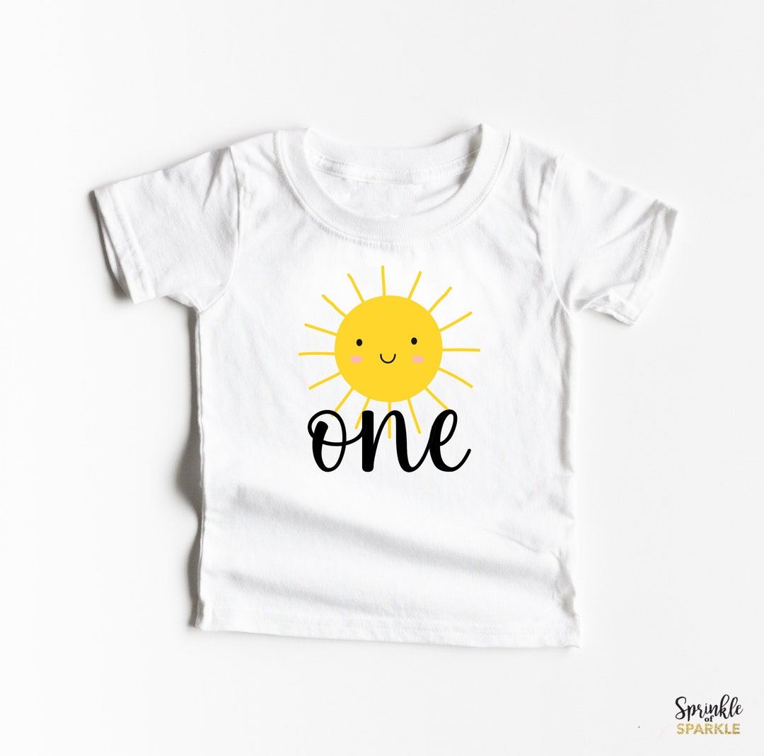 One Sun Birthday Shirt - First Birthday Outfit You Are My Sunshine ...