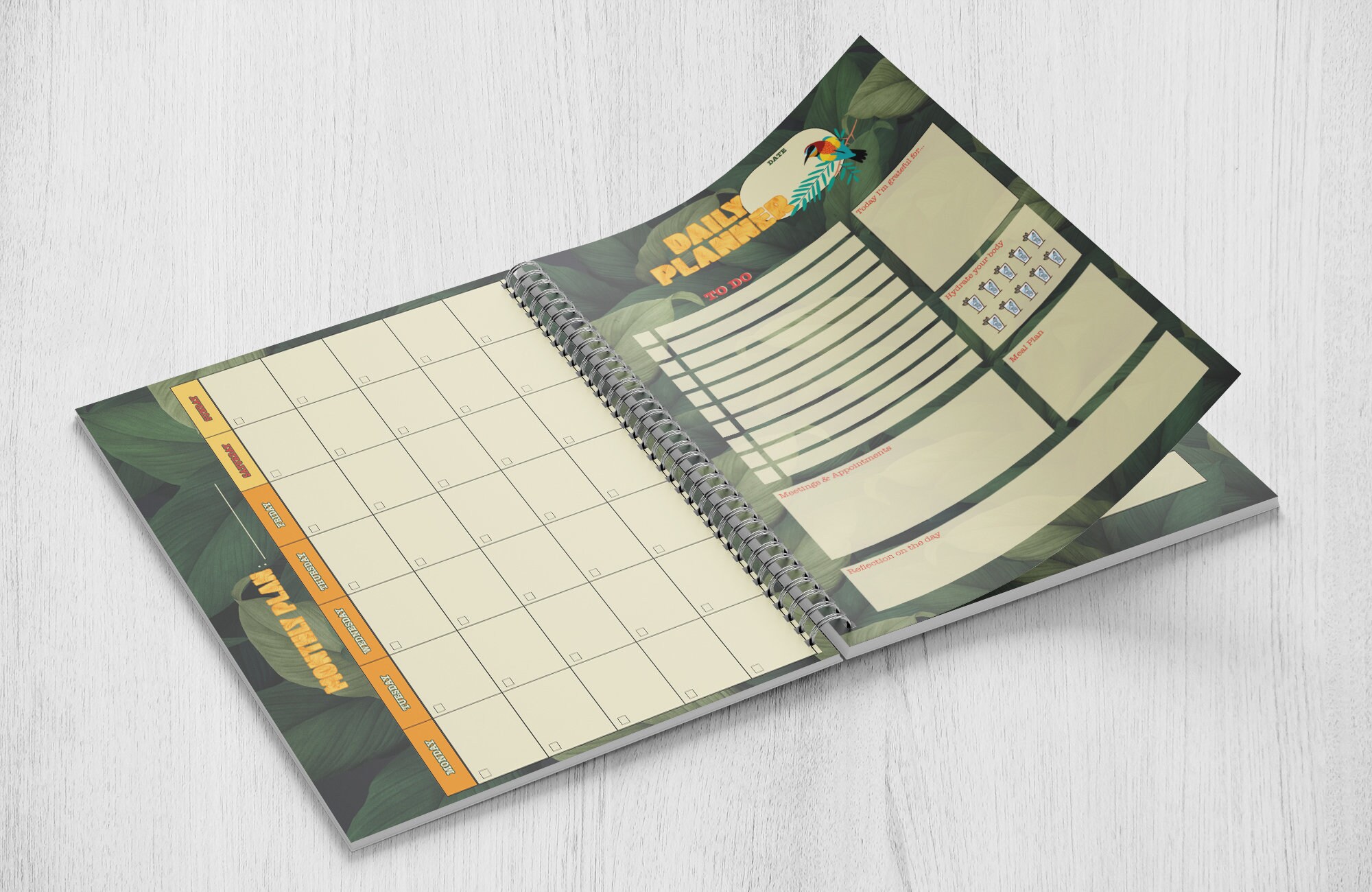 Tropical Themed Bundle Pack Daily, Weekly and Monthly - Etsy