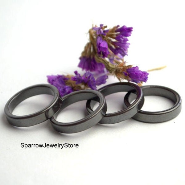 Hematite Ring - Etsy