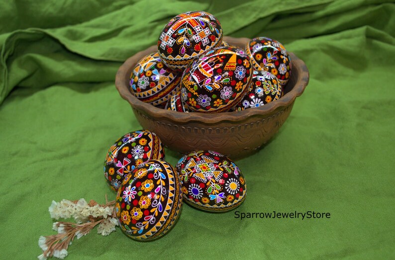 Easter Ornaments Ukrainian Easter Eggs Pysanky Traditional Ukrainian ...
